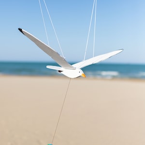 Hanging Wooden Seagull / Wooden Decoration / Unique Wooden Gift ...