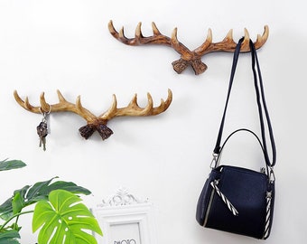 Antler Wall Rack - Etsy