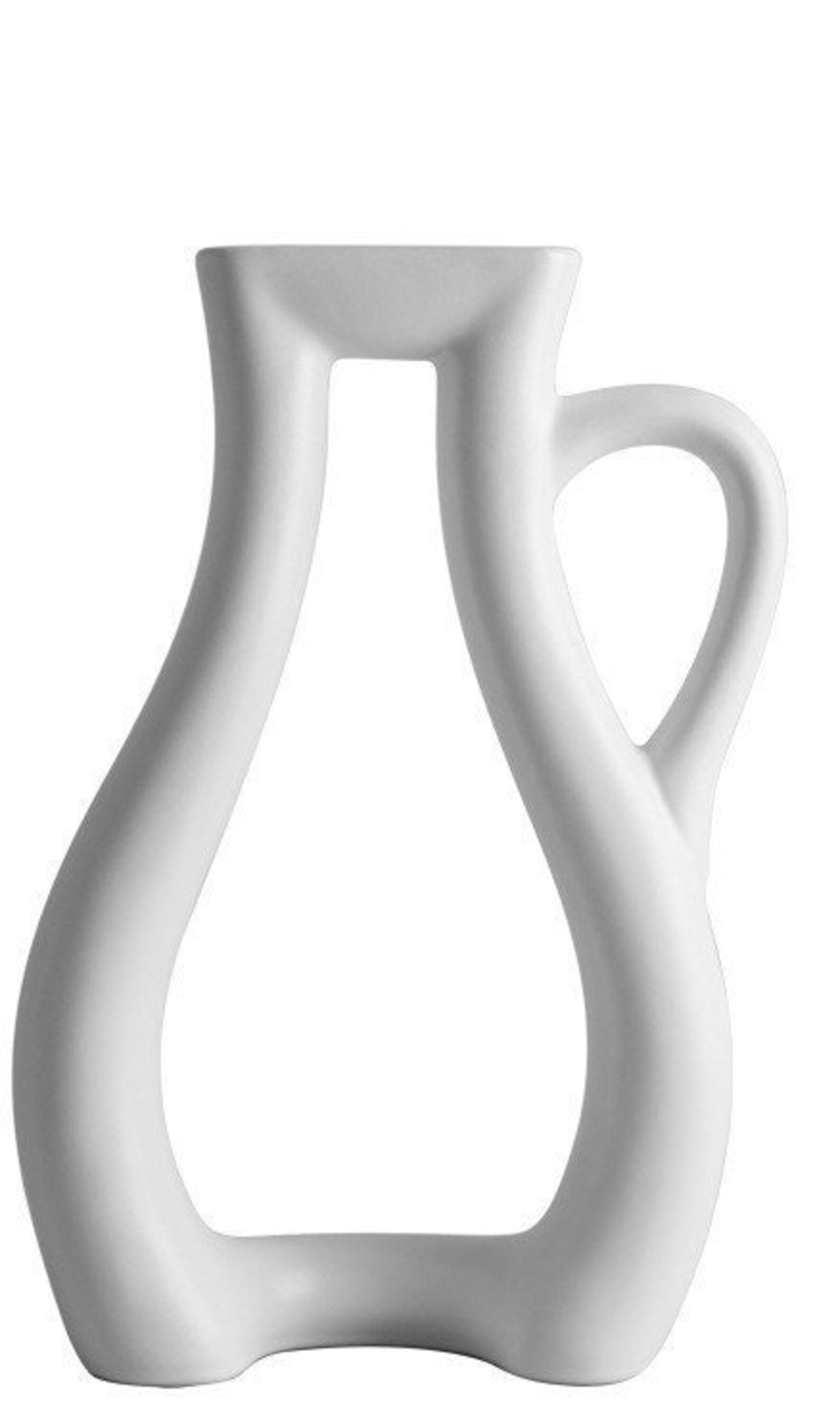 Pot Shaped Flower Vase White Ceramic Flower Pot Cool Indoor - Etsy