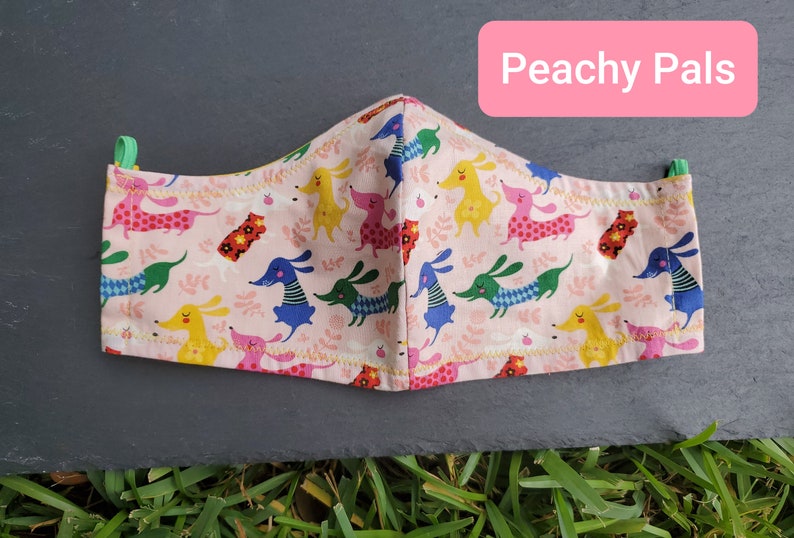 Handmade Mask Animal Lovers FaceMask Fully Washable with | Etsy