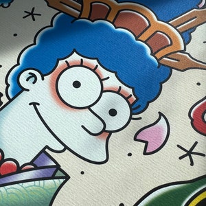 Japanese Simpsons Tattoo Traditional Simpsons Tattoo Flash Sheet Tattoo ...