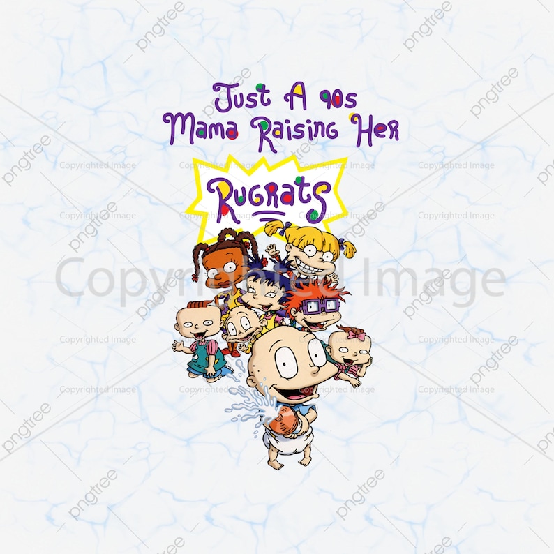 Just A 90s Mama Raising Her Rugrats PNG | Mother's Day PNG | 90s ...