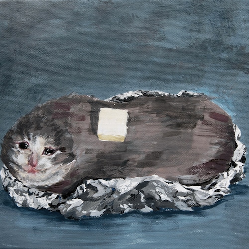 Ancient Cursed Cat / Art Print / Meme / Sad Cat / Multiple - Etsy