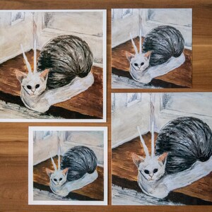 Ancient Cursed Cat / Art Print / Meme / Sad Cat / Multiple - Etsy