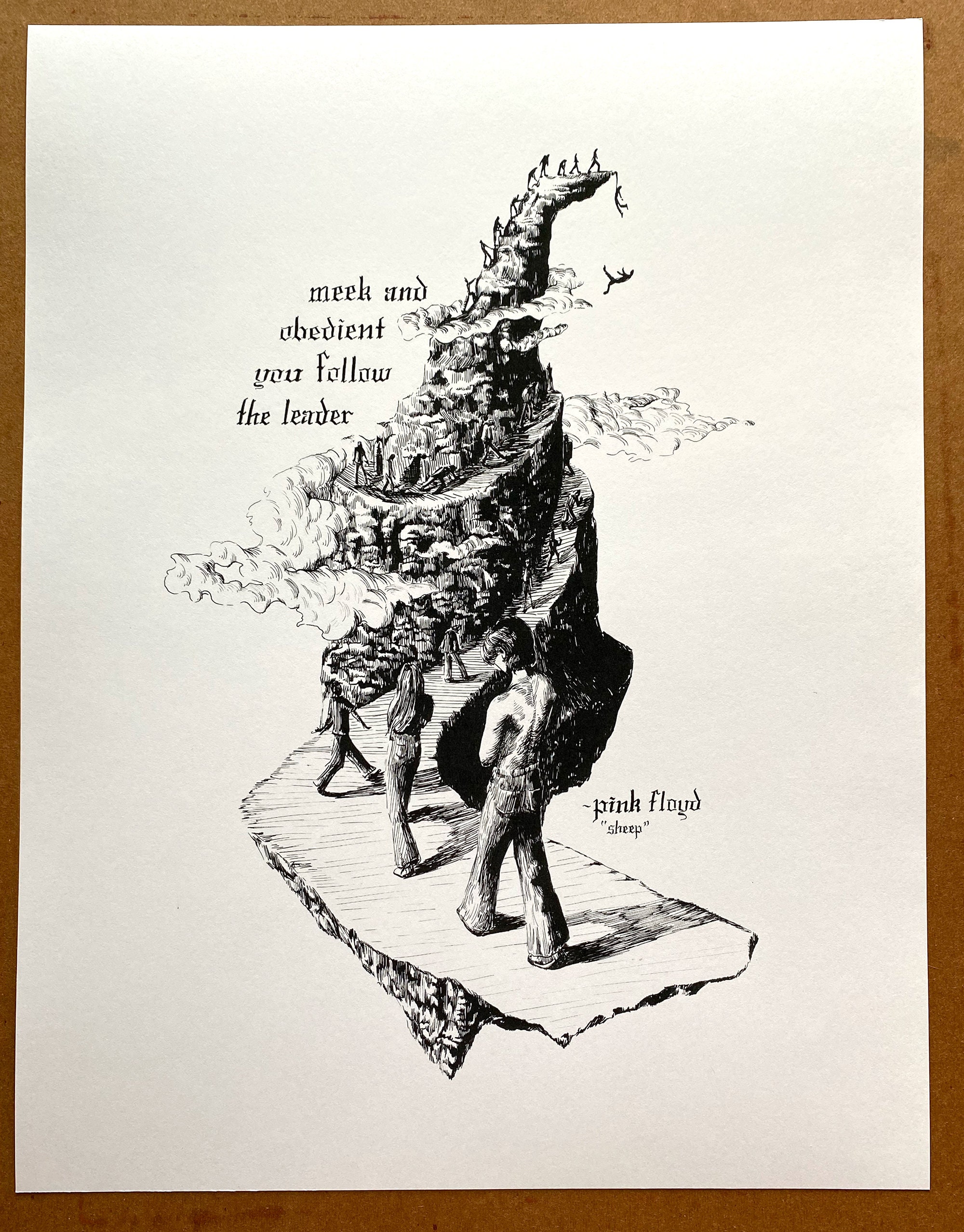 Sheep – Calligraphy/illustration, Art Print - Etsy