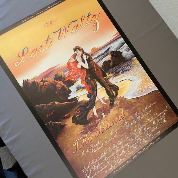 The Last Waltz Poster - Etsy
