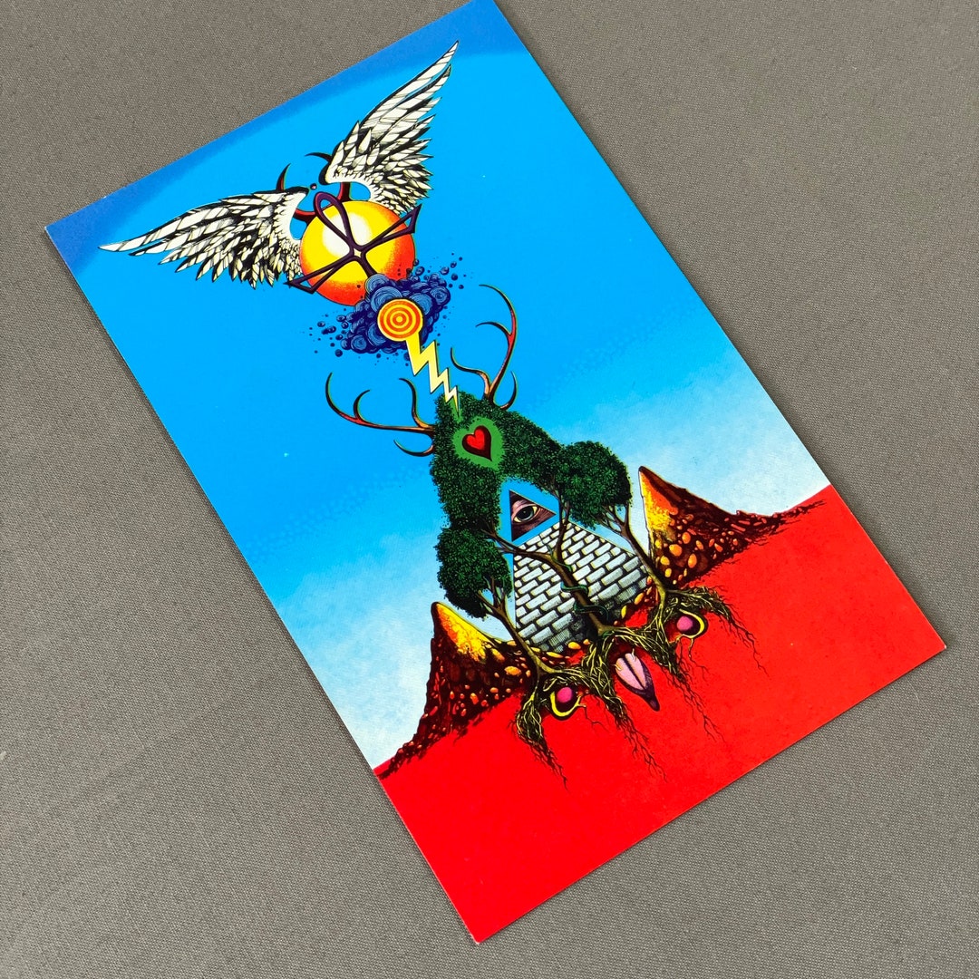 POSTCARD Original, Rick Griffin Art Postcard, 1968 - Etsy