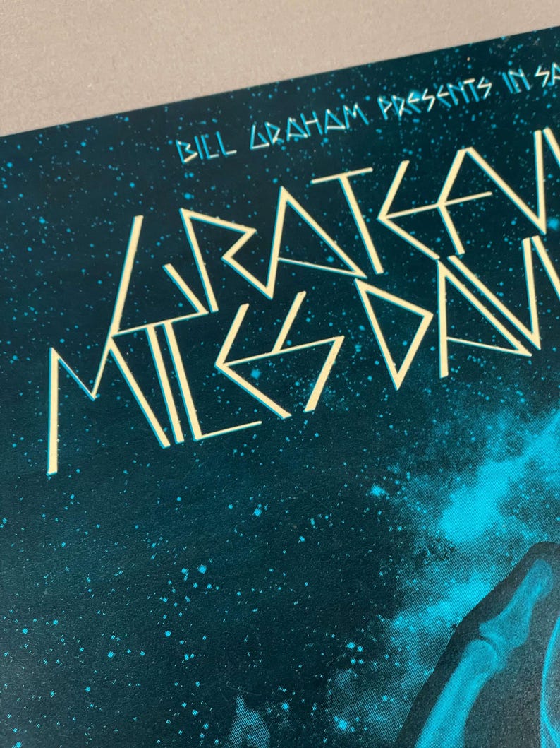 SIGNED CONCERT POSTER, Signed by David Singer, Grateful Dead, June 4-7 ...