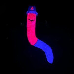 Scream Saver Gummy Worm Pin - Etsy