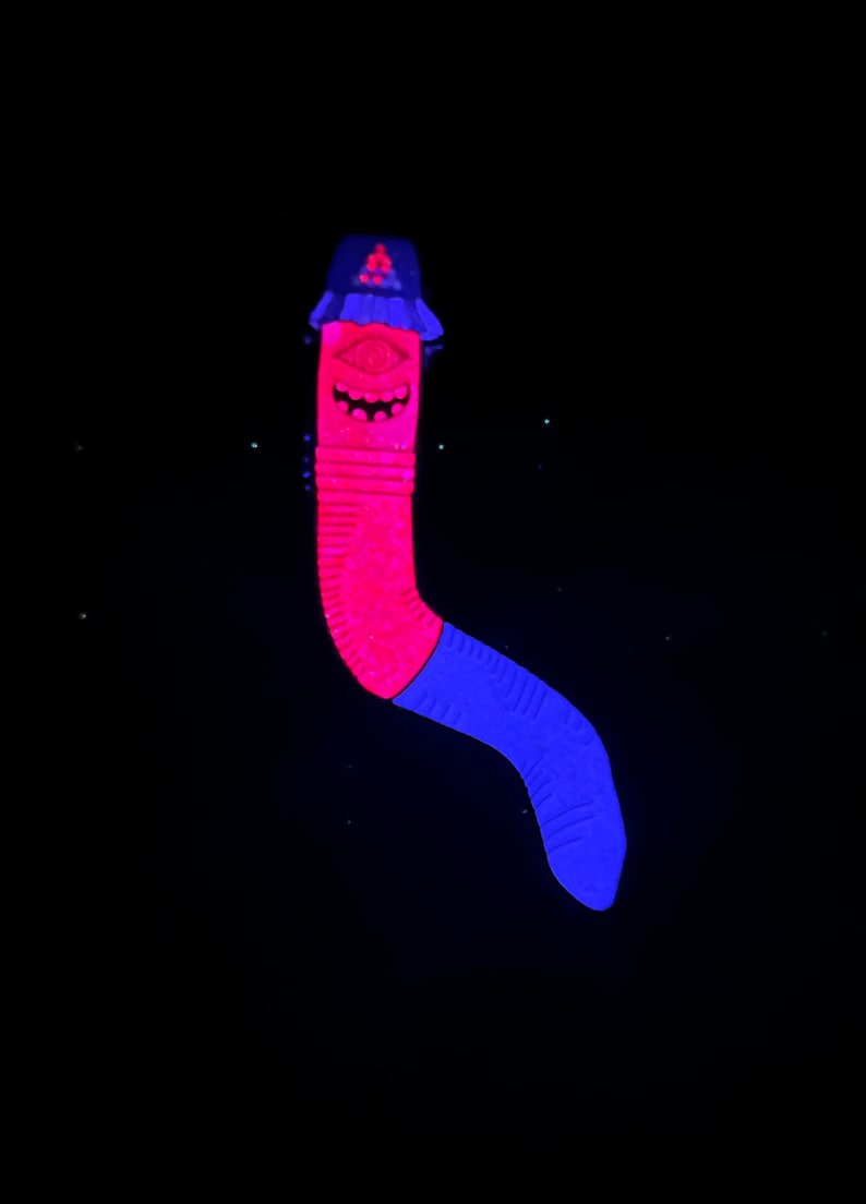Scream Saver Gummy Worm Pin - Etsy