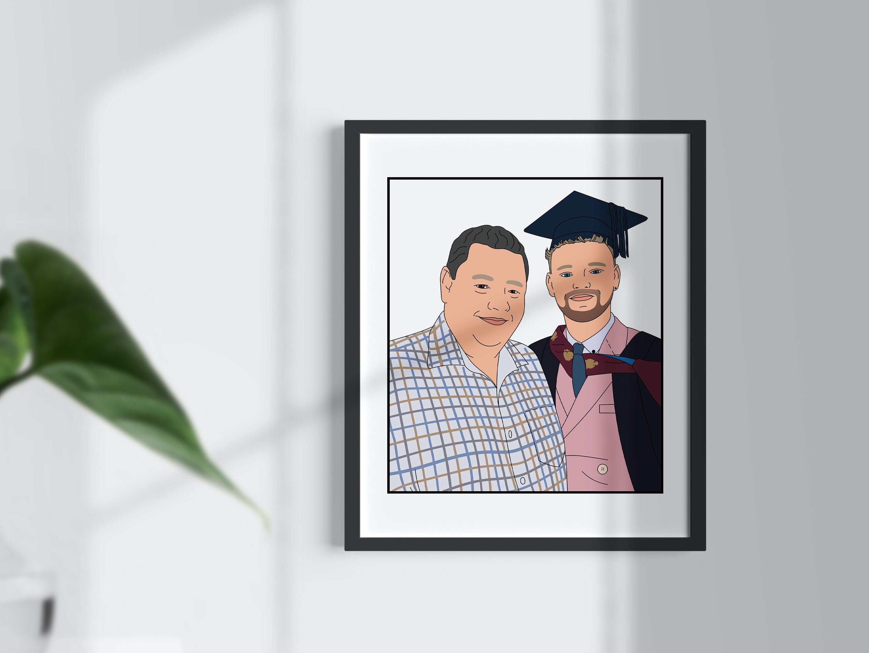 Custom Cartoon Portrait From Photo, Family Illustration (digital File ...