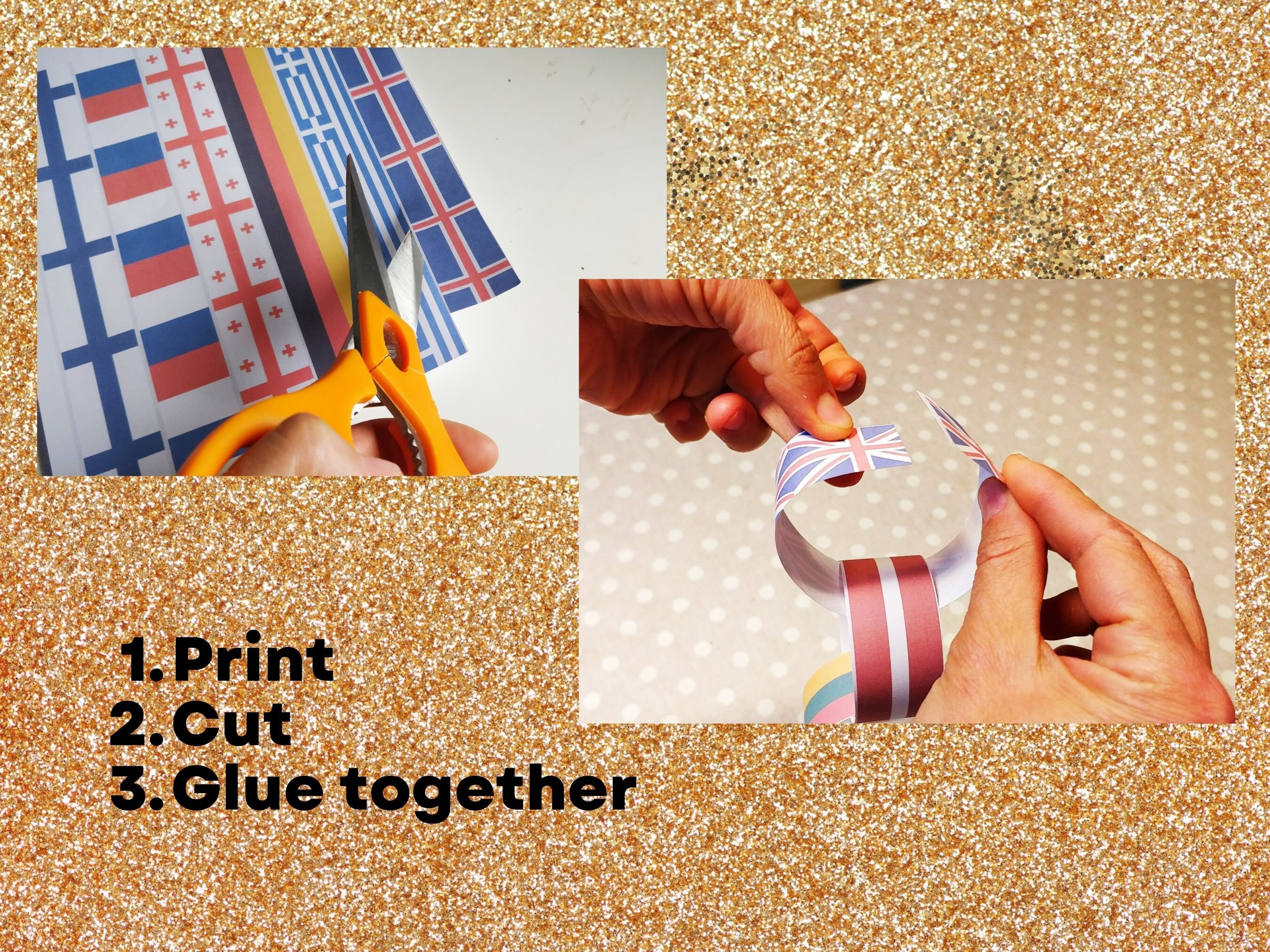 Eurovision 2022 Paper Chain Flags Party Decor Printable Party - Etsy UK