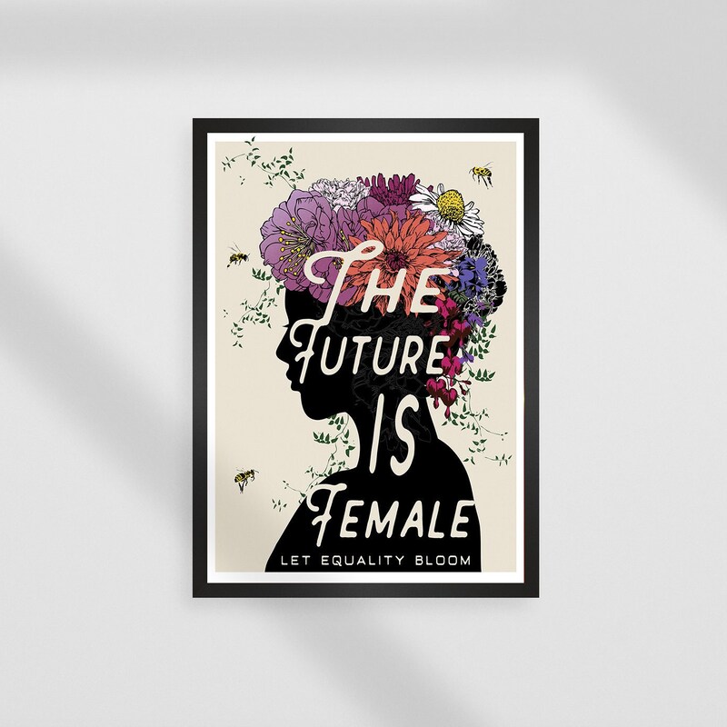 Female Poster - Etsy