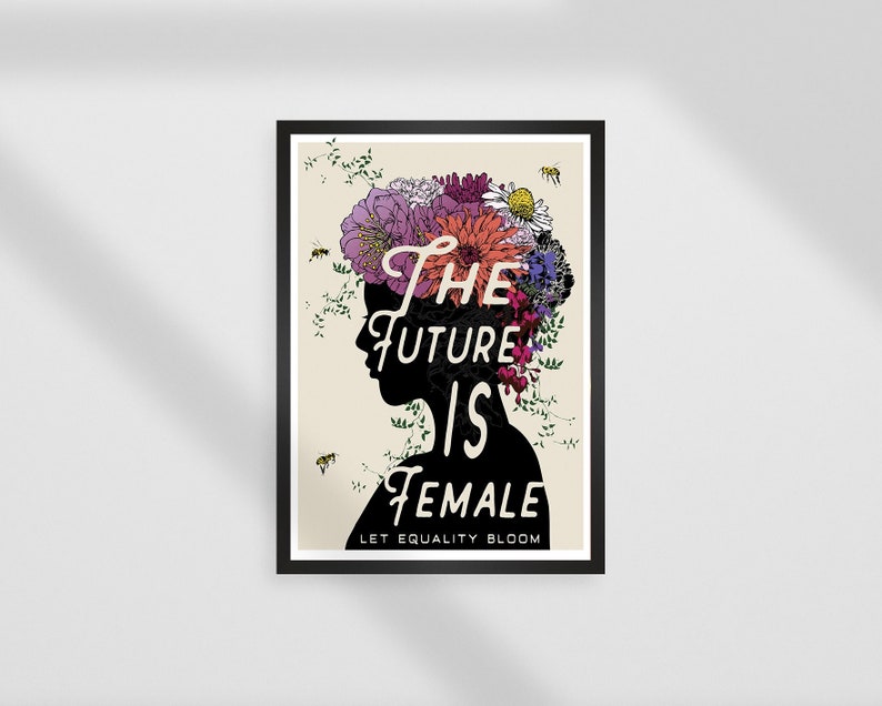 The Future is Female Poster / the Future is Female Art Print / - Etsy
