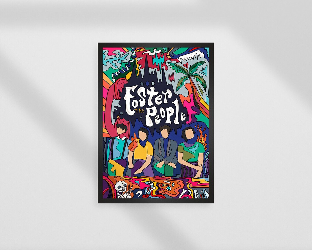 Foster the People Poster / Foster the People Art Print / Foster the ...