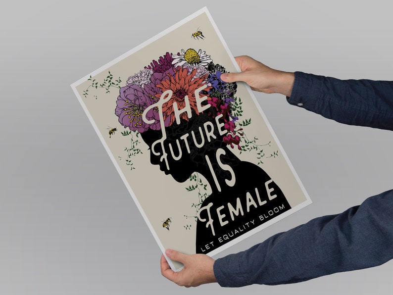 The Future is Female Poster / the Future is Female Art Print / - Etsy