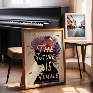 The Future is Female Poster / the Future is Female Art Print / Feminism ...