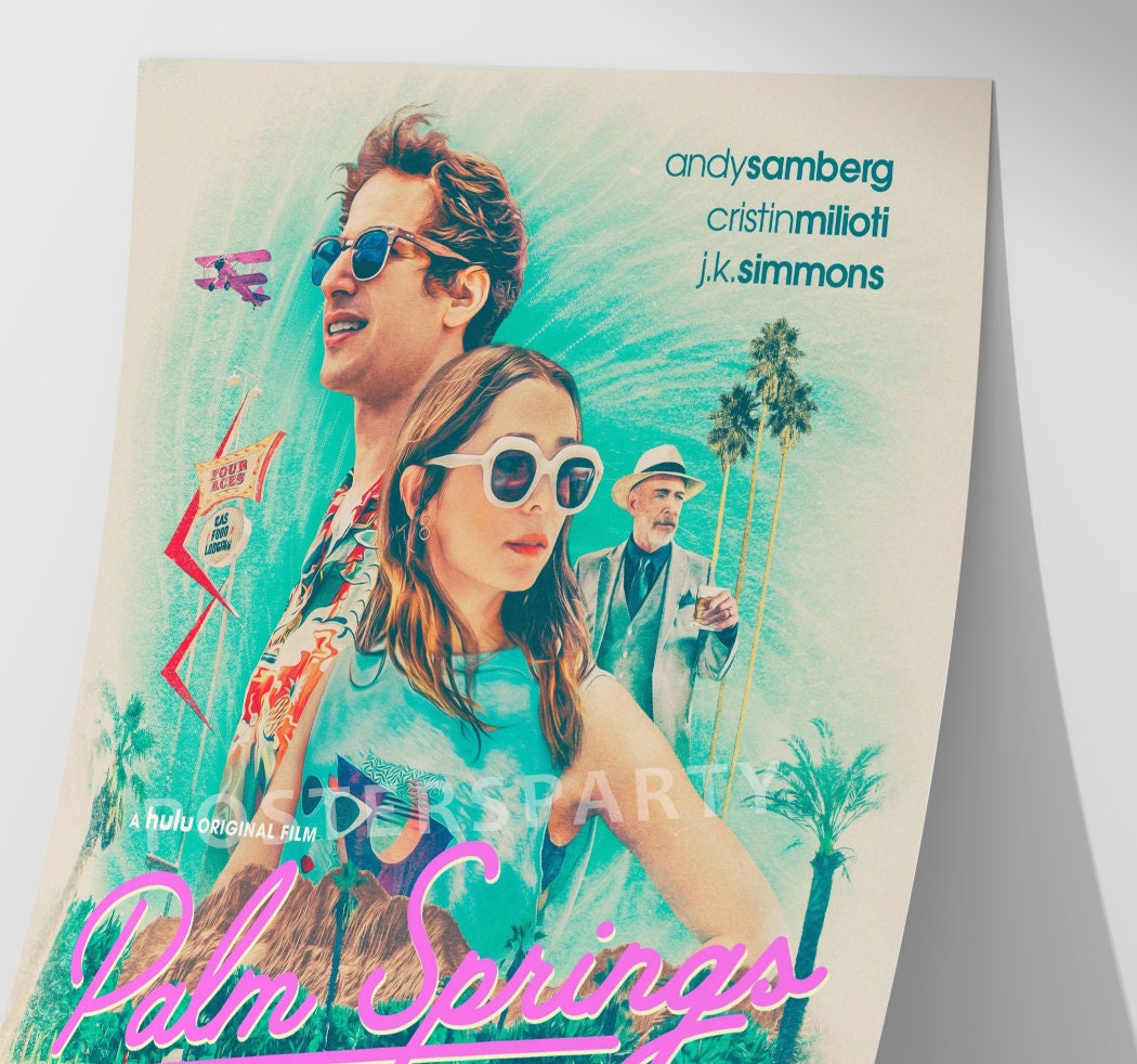 Palm Springs Movie Poster / Andy Samberg / Cristin Milioti / Film ...