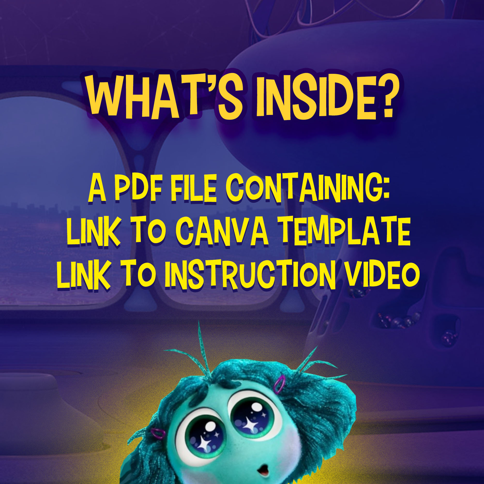 EDITABLE | Inside Out 2 Digital Video Invitation Animation With Music ...