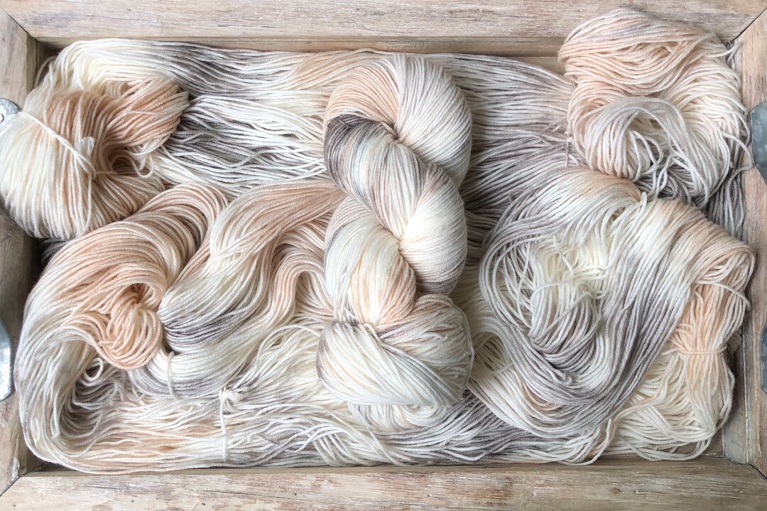 Sand and Stone Hand Dyed Yarn - Etsy