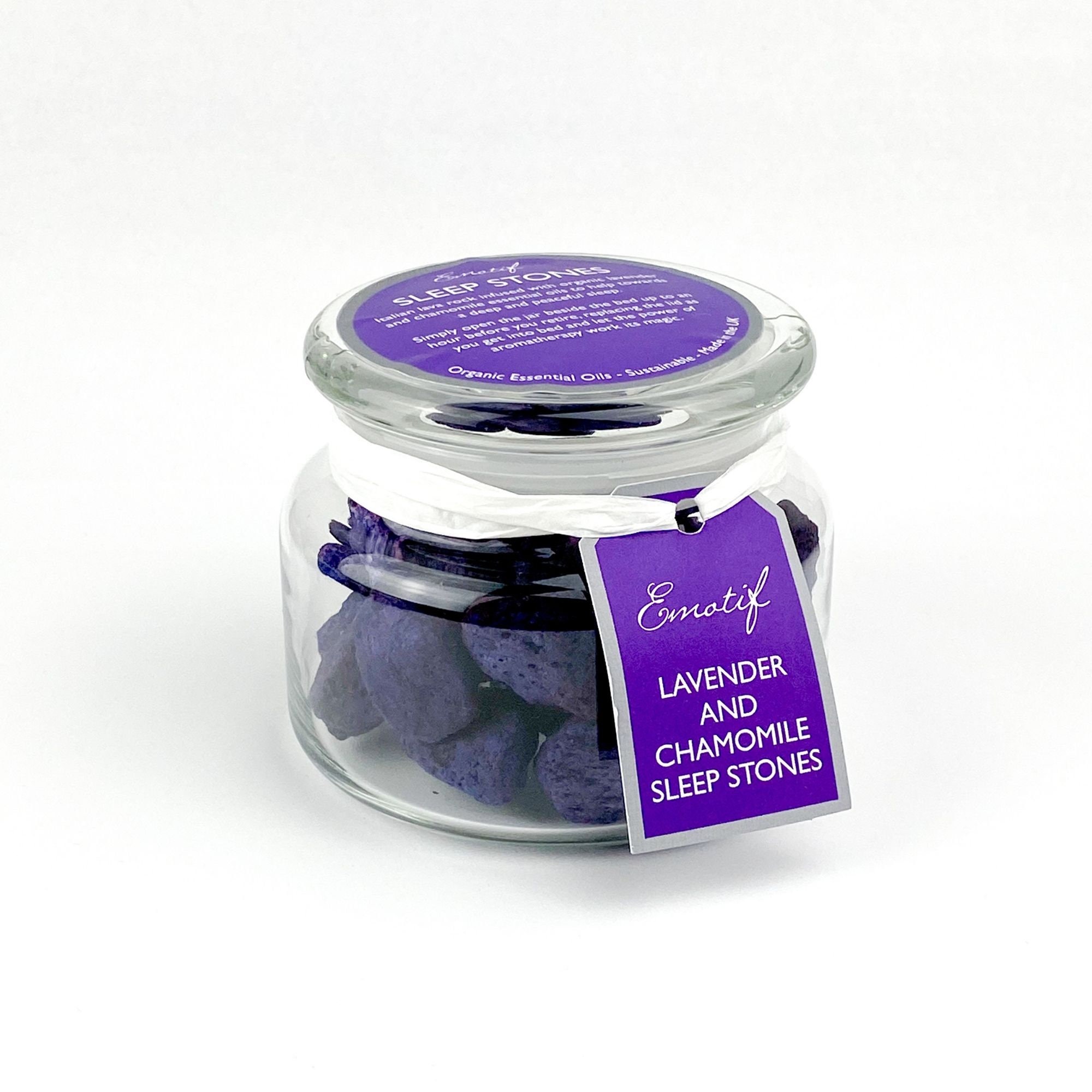 Sleep Stones - Lavender & Chamomile Essential Oil Infused Lava Rock ...