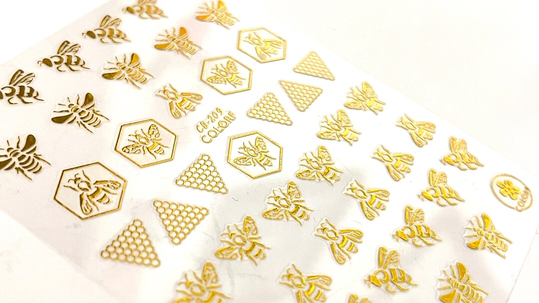 Nail Art Stickers | Bees | Honey Bees | Fingernails | Toenails ...