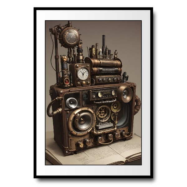Steampunk Radio - Etsy