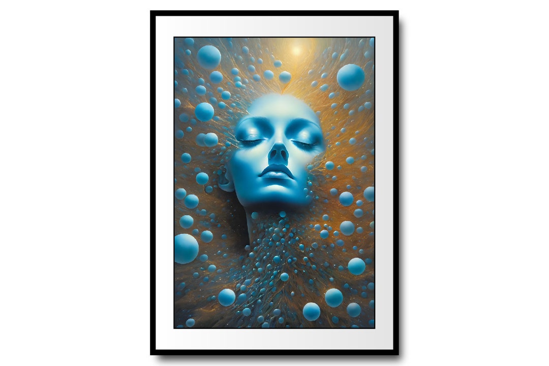 Female Portrait Hope Digital Art - Etsy
