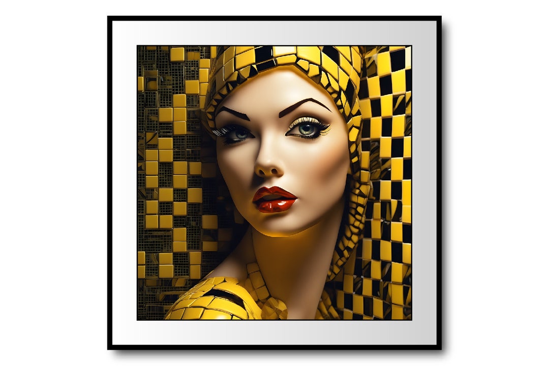 Woman Portrait Poster Art Print - Etsy
