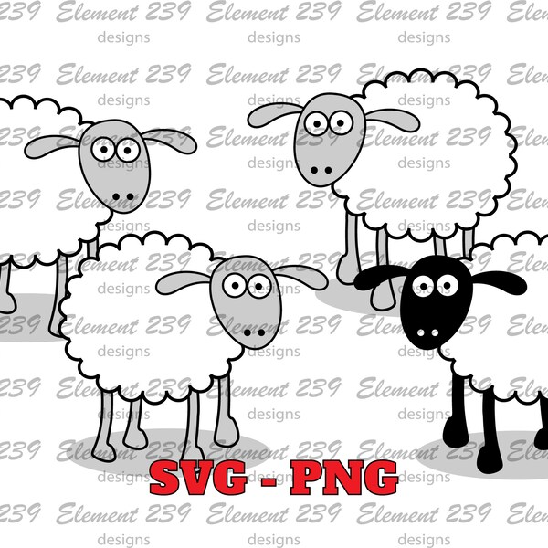 Sheep Png - Etsy