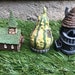 Micro Mini Fairy Garden Set, Fairy Church, Fairy Gourd House, Fairy ...