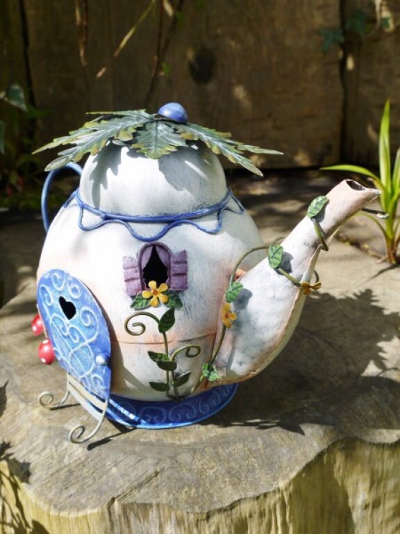 Magical Fairy Teapot House Garden Garden Accessories - Etsy UK