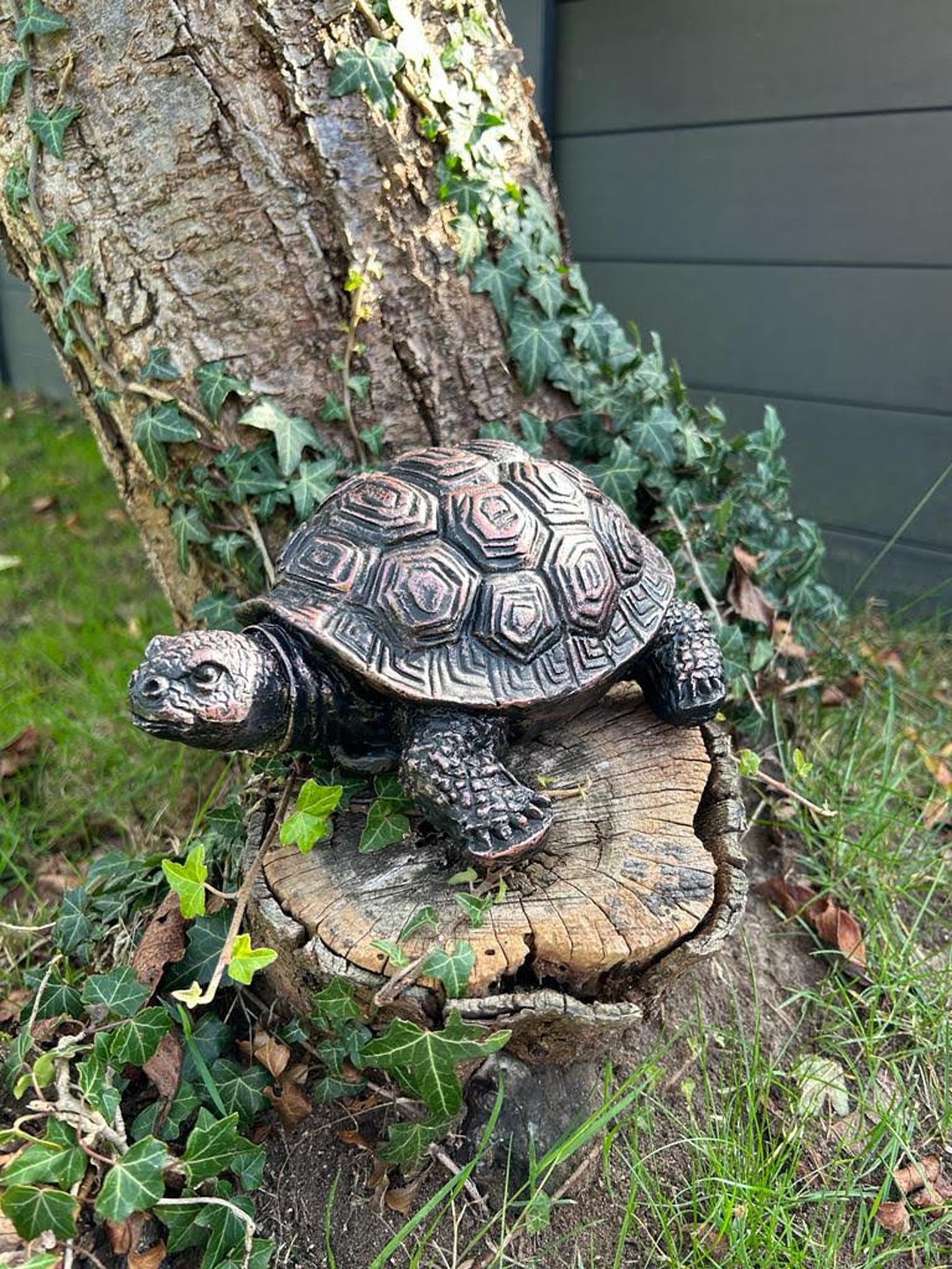 Small Tortoise Ornament, Animal Ornament, Tortoise Gift, Garden ...