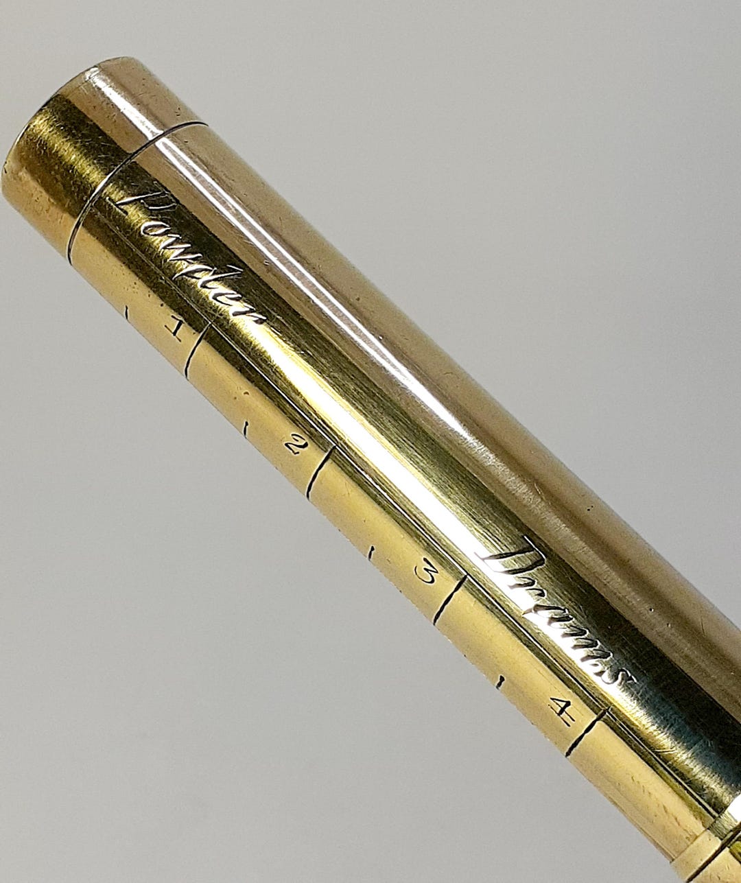 Sykes Brass Telescopic Shot and Powder Measure - Etsy UK