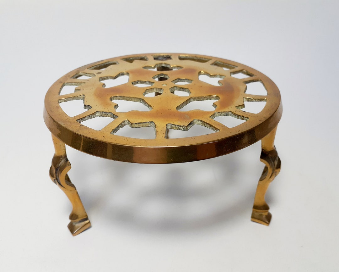 Brass Trivet Pot Stand - Etsy