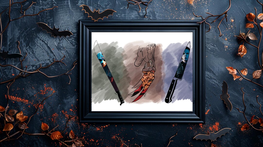 Slasher Trio | Watercolor Painting (original by Jaycee Chenoweth ...