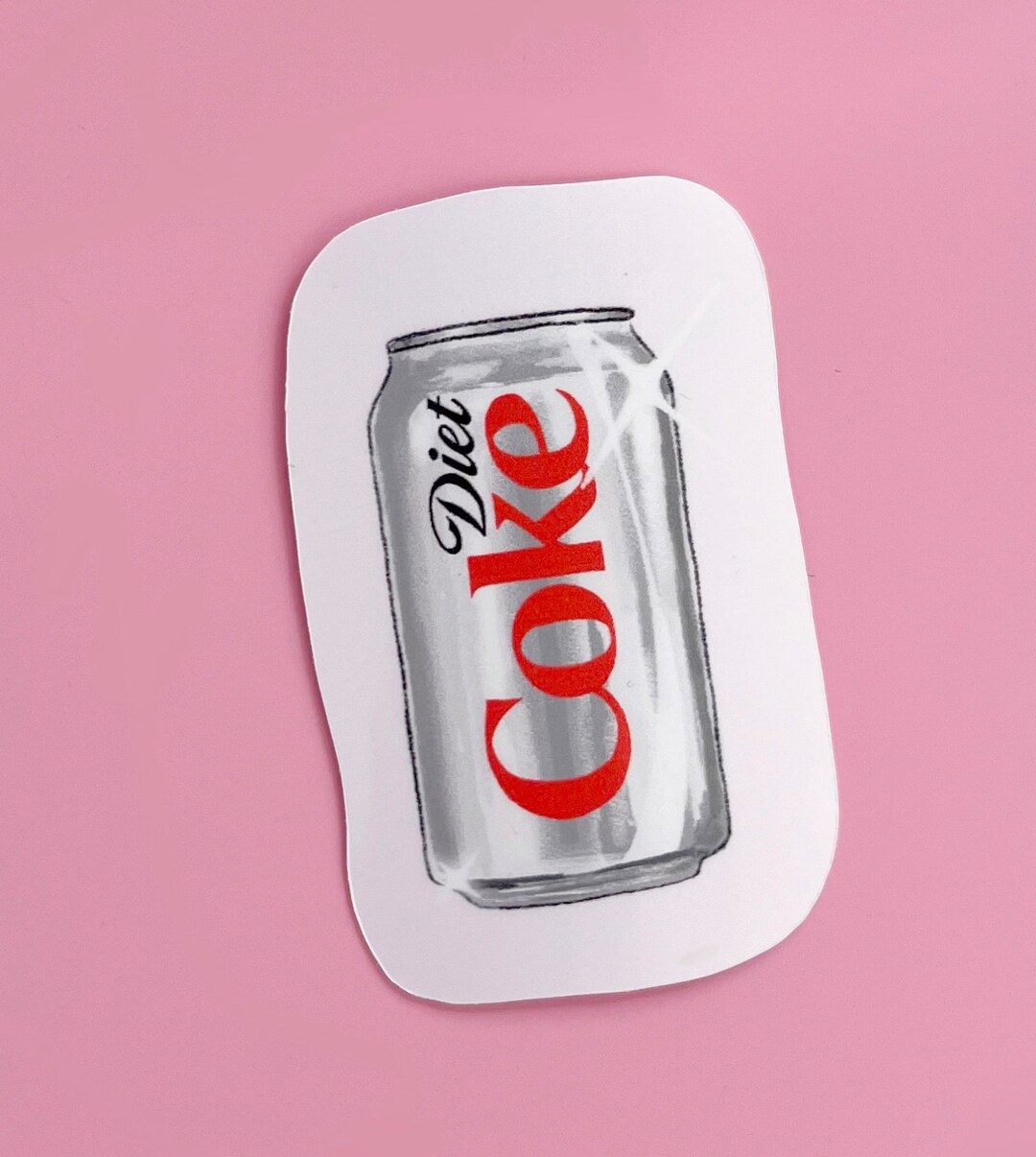 Diet Coke STICKER Vinyl Durable Splashproof Sticker for Laptop iPad ...