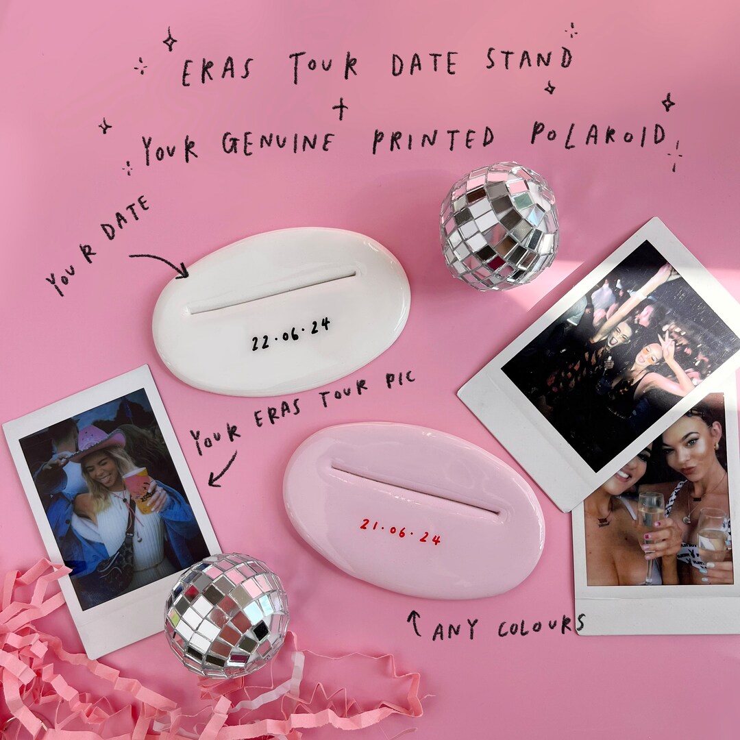 ERAS Tour Polaroid and Picture Stand CUSTOM Taylor Swift Swiftie Merch ...