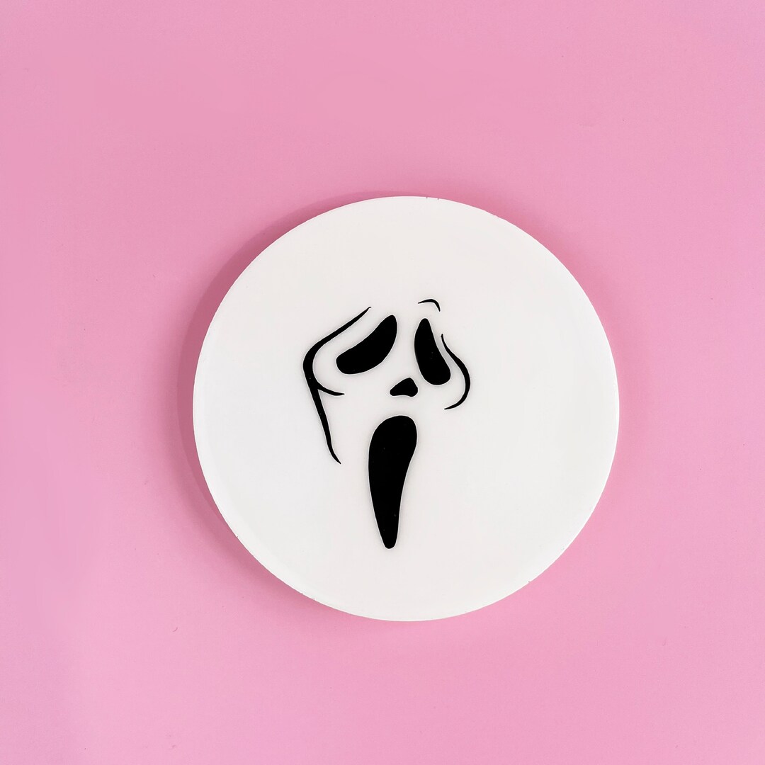 SCREAM Ghostface Trinket Dish Coaster Candle Dish Halloween Decor Tray ...