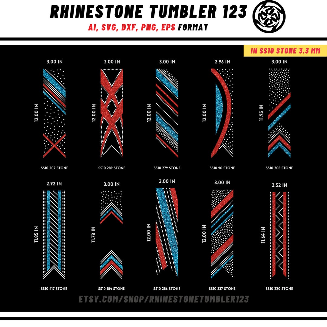 10 Cheer Bow Rhinestone Template With HTV, V Tail, 3 Inch Rhinestone ...