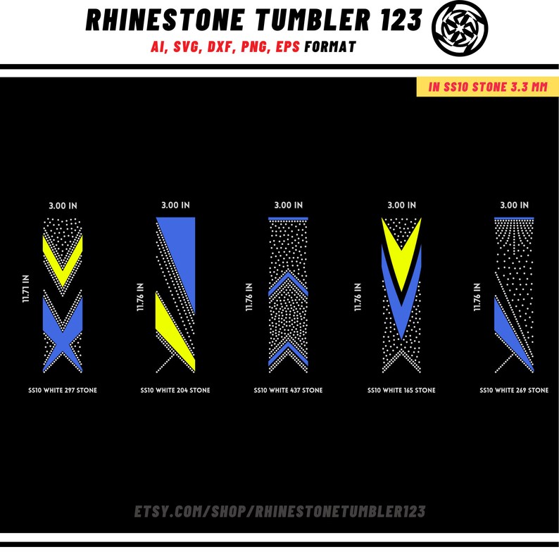 10 Cheer Bow Rhinestone Template With HTV, V Tail, 3 Inch Rhinestone ...