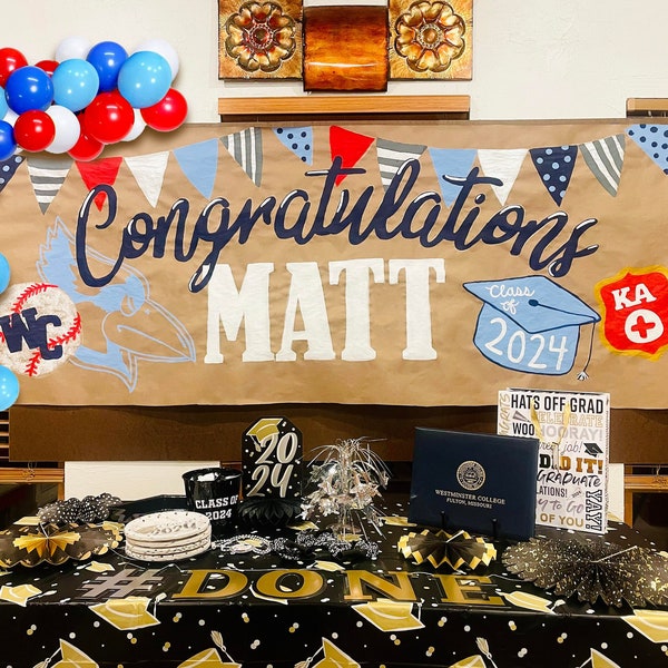 Personalized Painted Banners - Etsy