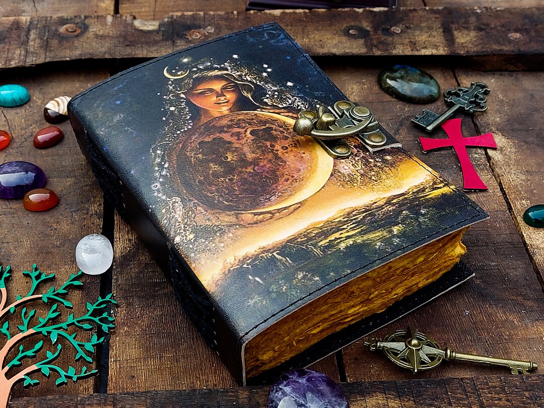 Handmade Leather Mother Godness Journal for Men Women Traveling ...