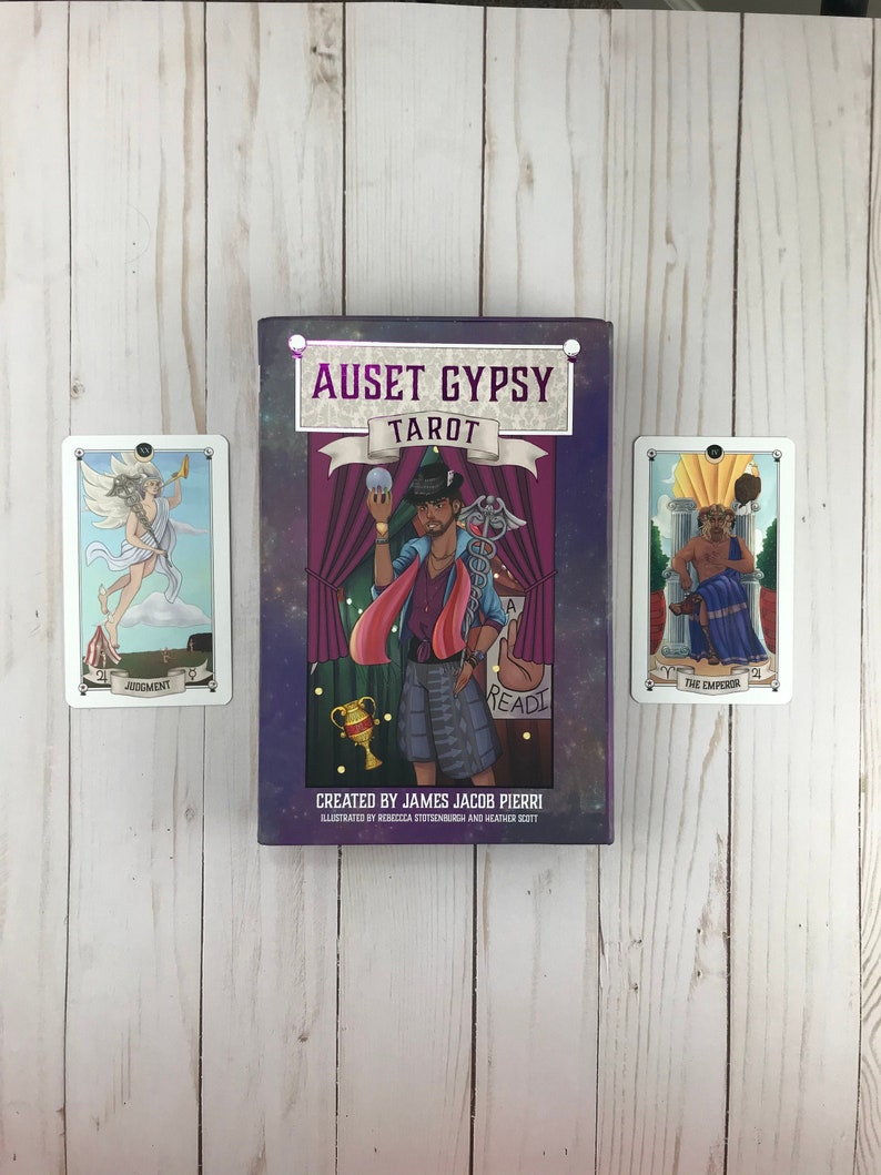 Auset Gypsy Tarot Cards Tarot Card Deck and Instructional | Etsy