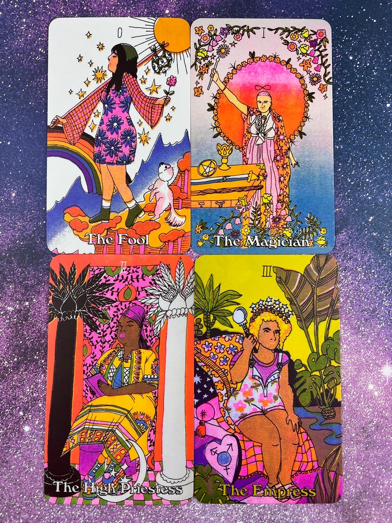 The Queer Tarot an Inclusive 78 Card Deck and 112-page - Etsy Australia