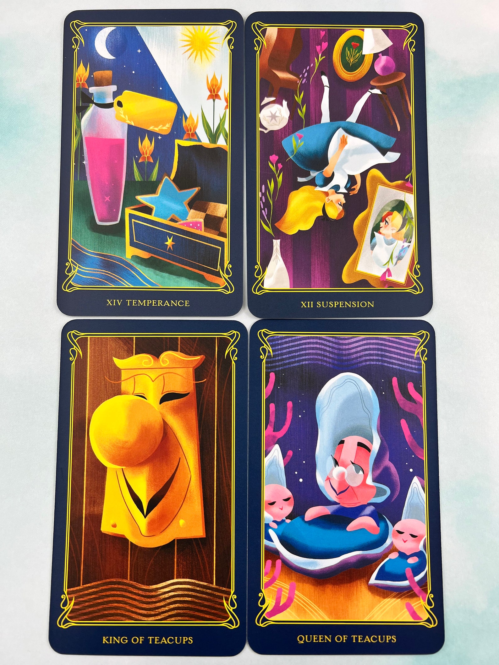 Alice In Wonderland Tarot Deck And Guidebook Disney Etsy Australia