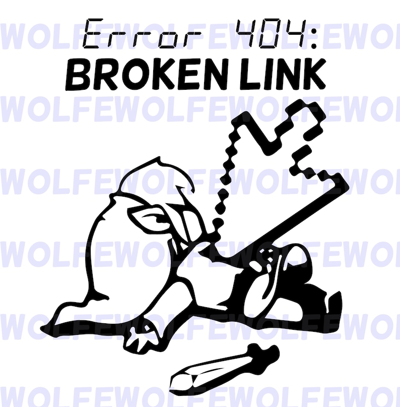Broken Link - Zelda - SVG, PNG, & AI File Bundle - Etsy