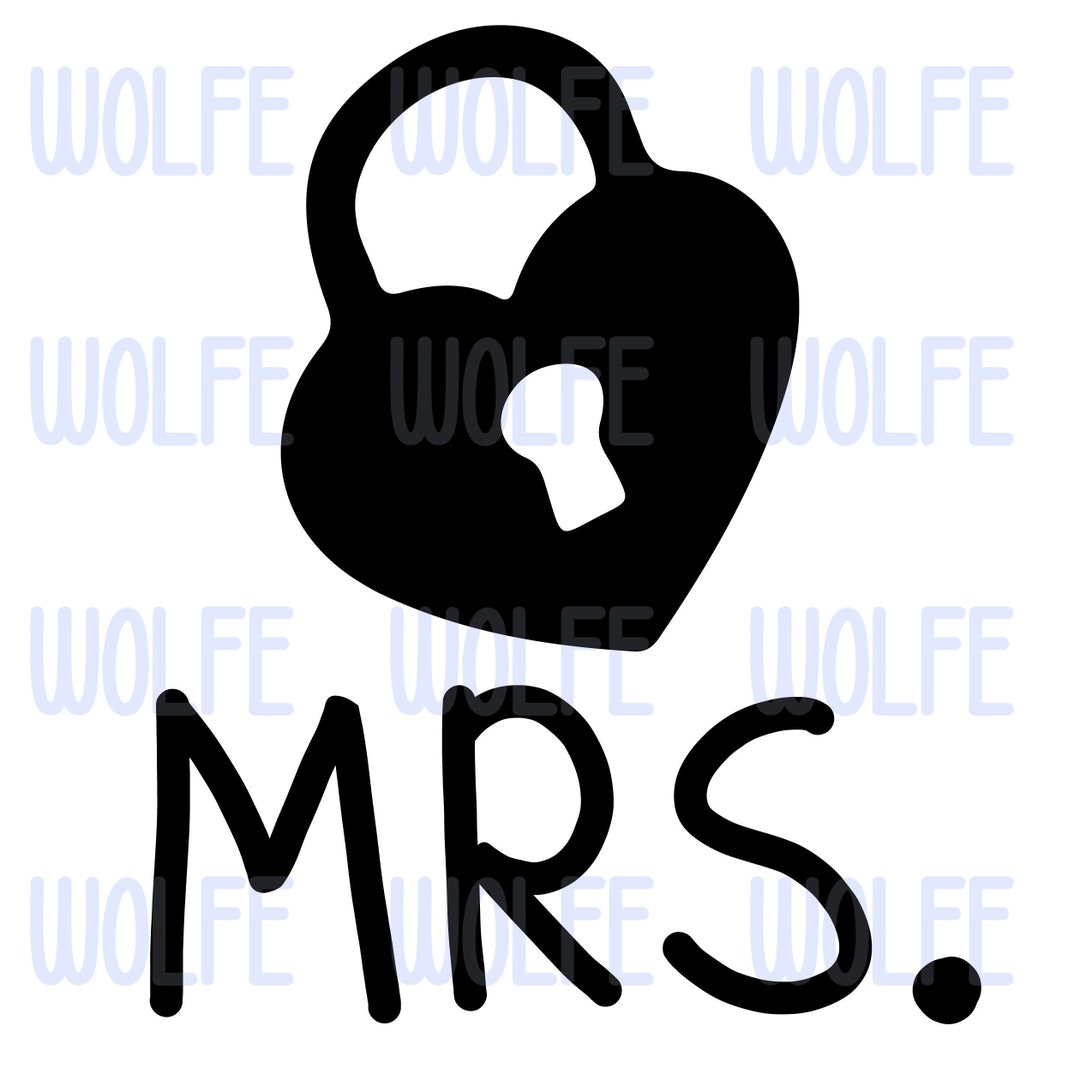 Mr. & Mrs. Lock and Key - PNG and SVG Bundle - Matching Designs - Etsy