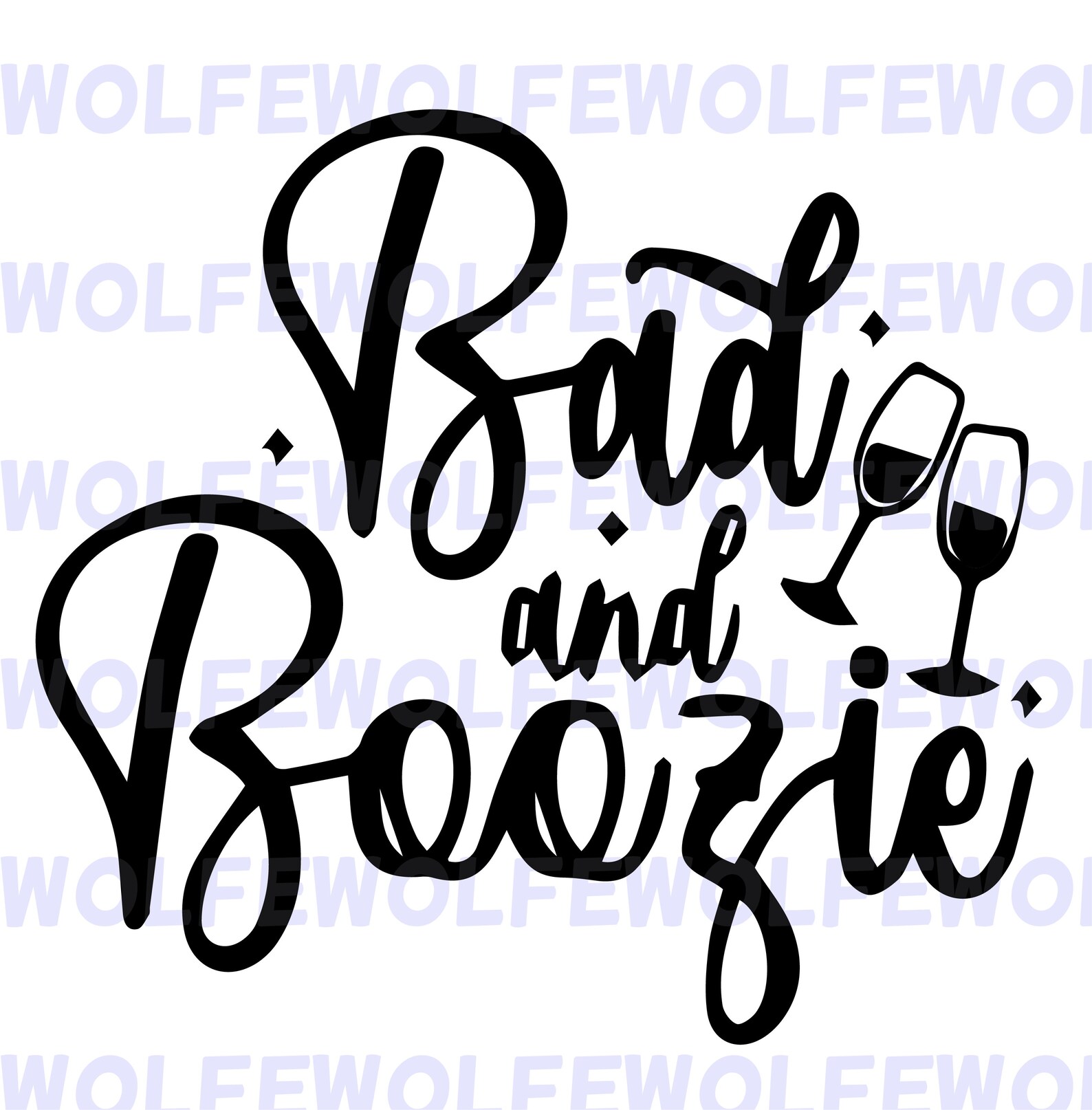 Bride and Boujee AND Bad and Boozie - 2svgs & 2pngs File Bundle Pack - Etsy