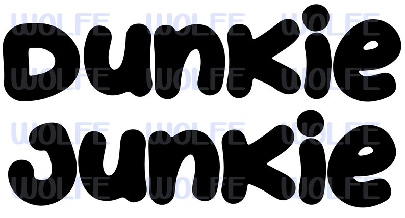Dunkie Junkie PNG & SVG Bundle Pack - Etsy